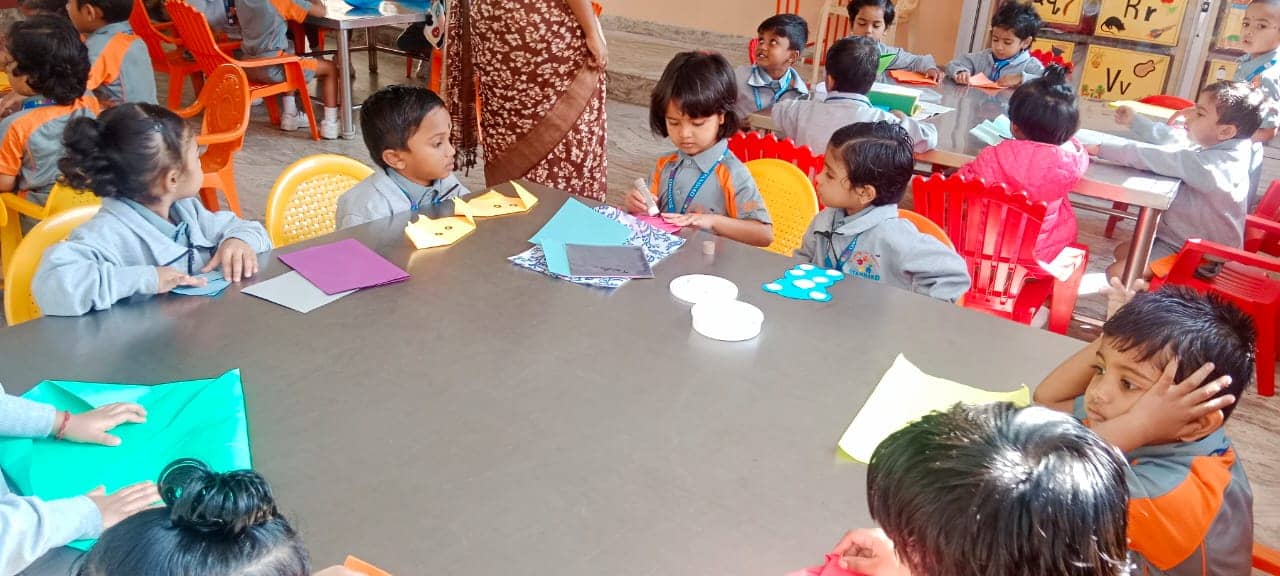 Pre KG – Paper Craft Activity: Crafting Creativity and Fun