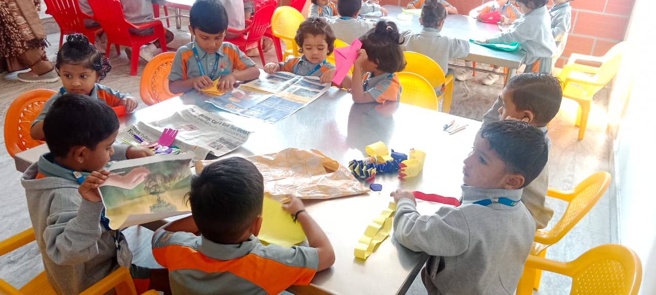 Pre KG – Paper Craft Activity: Crafting Creativity and Fun
